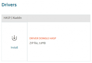 How to download and install the HASP driver for the protection key ...